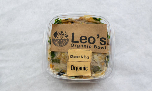 Leo’s Organic Chicken & Rice Gluten-Free Fresh Dog Food 16oz – Leo's ...